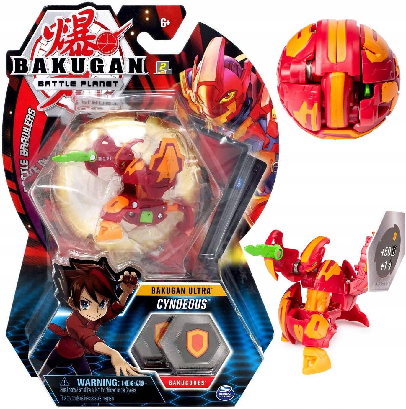 Spin Master Bakugan Figurka Cyndeous Wojownik Battle Planet +6 - Ceny i ...