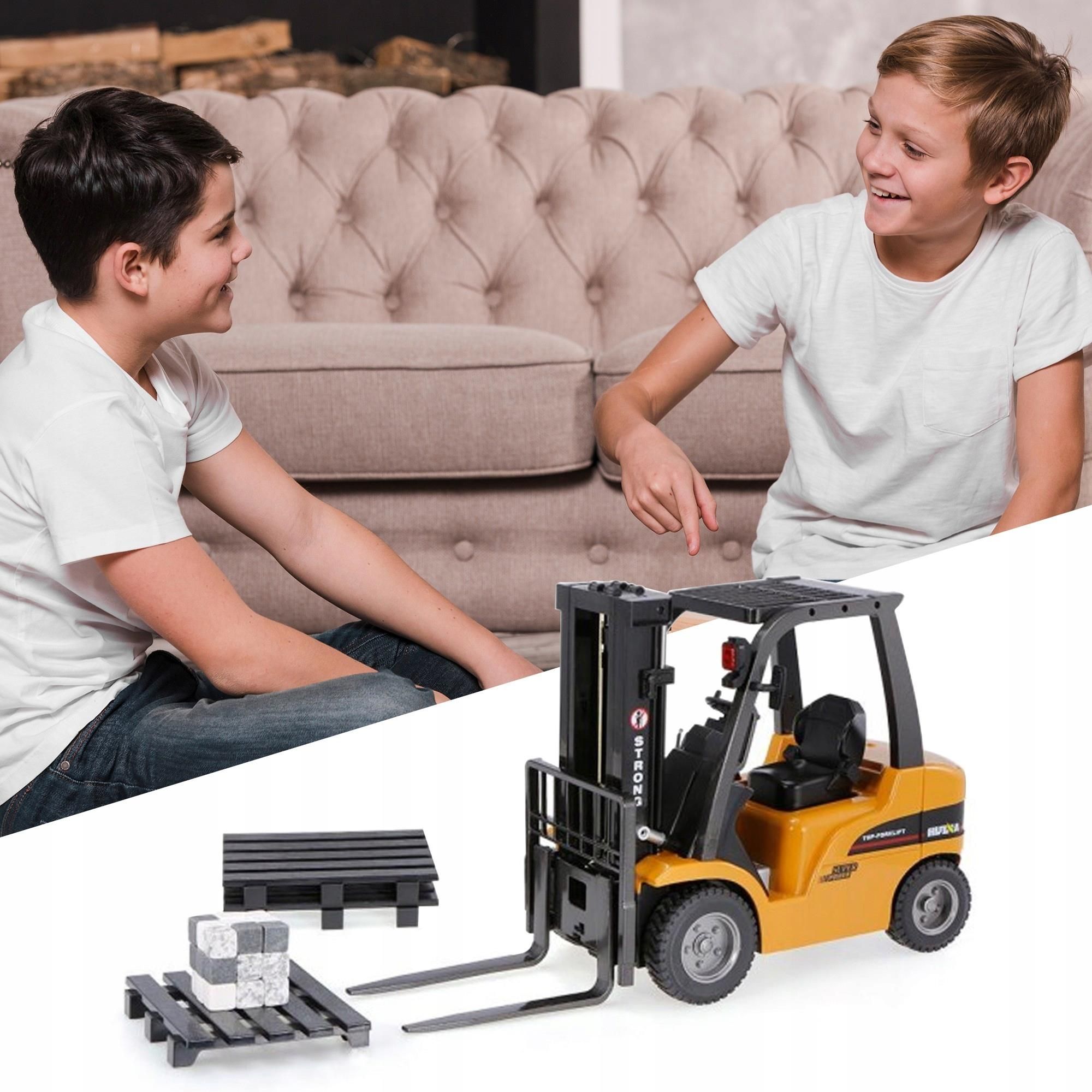 H-Toys Wielki Wózek Widłowy Dźwig Sterowany 1:10 Metal Rc - Ceny i ...