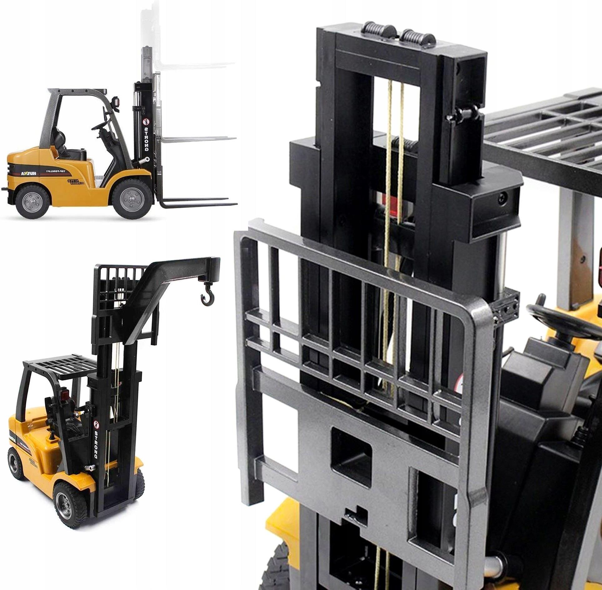 H-Toys Wielki Wózek Widłowy Dźwig Sterowany 1:10 Metal Rc - Ceny i ...