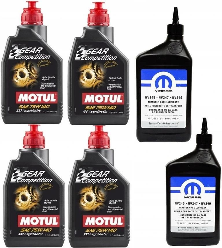 Mopar Motul 75W140 Nv245/247 Jeep Zj Wj Wg Wk Wh - Opinie i ceny na ...