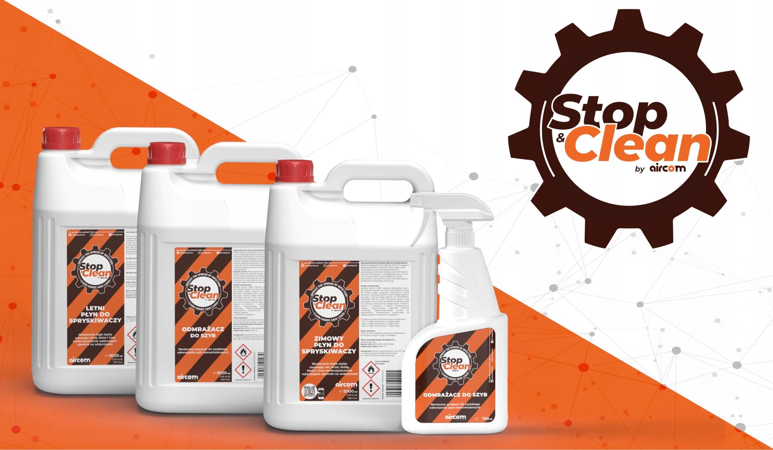 Stop&Clean Płyn Do Spryskiwaczy Zimowy 5L 2Szt. - Opinie i ceny na Ceneo.pl