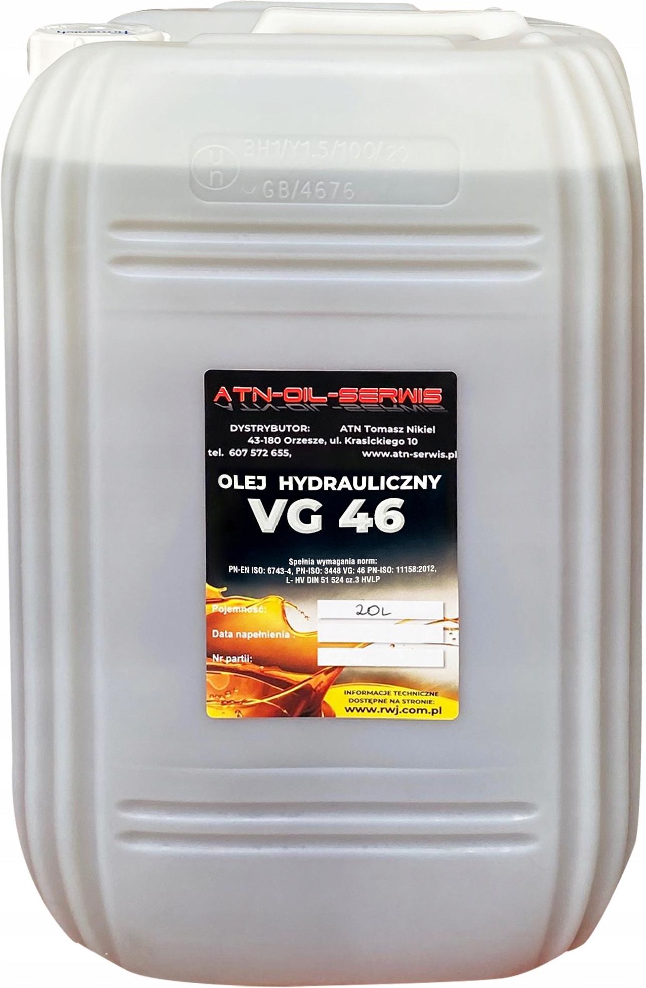 Jasol Olej Hydrauliczny Vg 46 20L - Opinie i ceny na Ceneo.pl