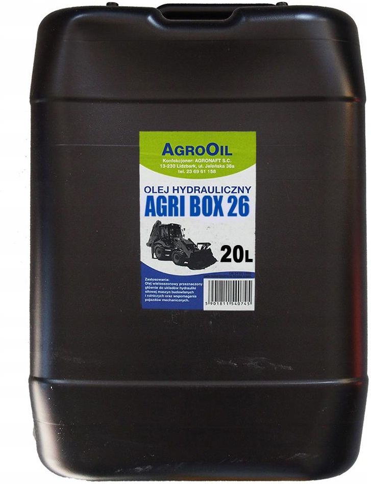 Agrooil Agri Box 26 20L Olej Hydrauliczny Boxol - Opinie i ceny na Ceneo.pl