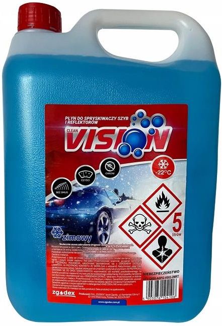 Clean Vision Zimowy Płyn Do Spryskiwaczy 5L 22C - Opinie i ceny na Ceneo.pl