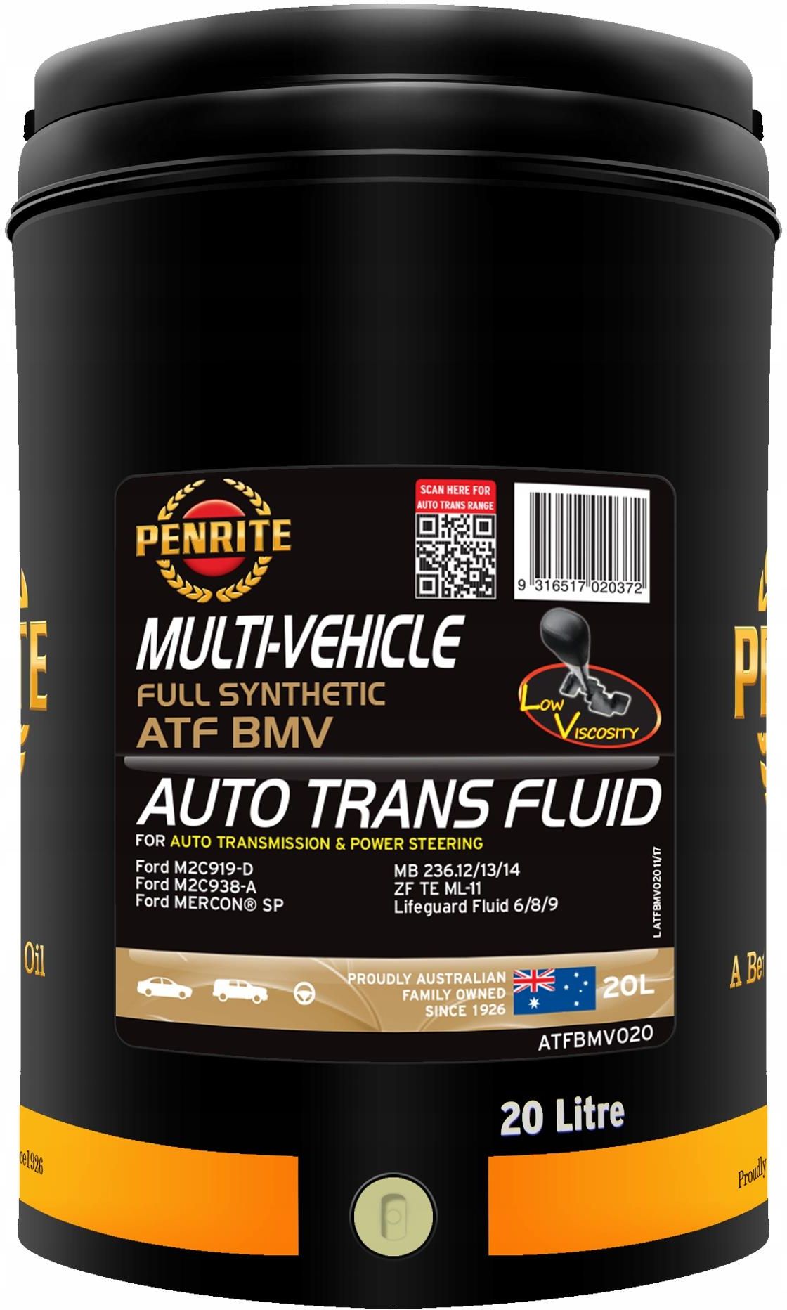 Penrite Atf Bmv 20L Lifeguard Fluid 6Hp 8Hp 9Hp - Opinie i ceny na Ceneo.pl
