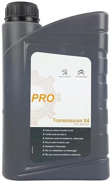 Oe Psa Transmission X4 80W90 Do Mostów 1L - Opinie i ceny na Ceneo.pl