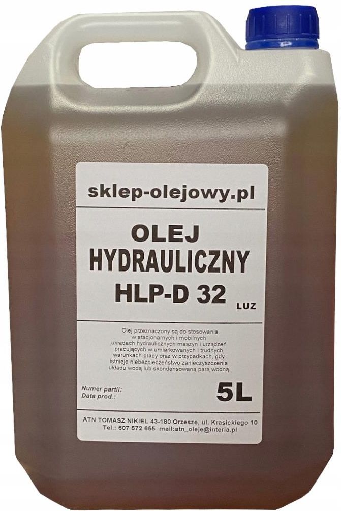 Jasol Olej Hydrauliczny Hlpd Hlp-D 32 5L - Opinie i ceny na Ceneo.pl