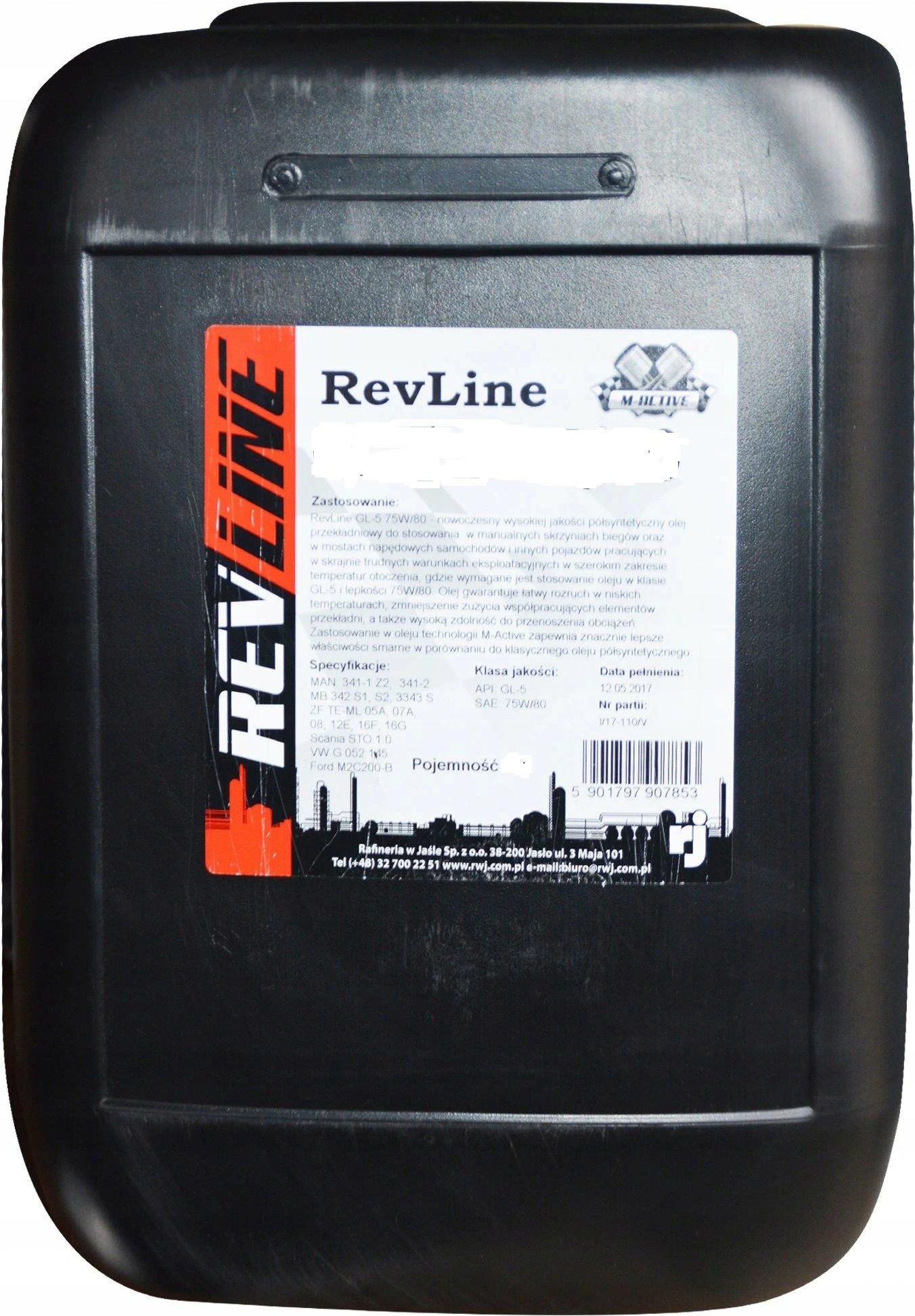 Revline Automatic Atf Iii H Olej Do Skrzyń 20L - Opinie i ceny na Ceneo.pl