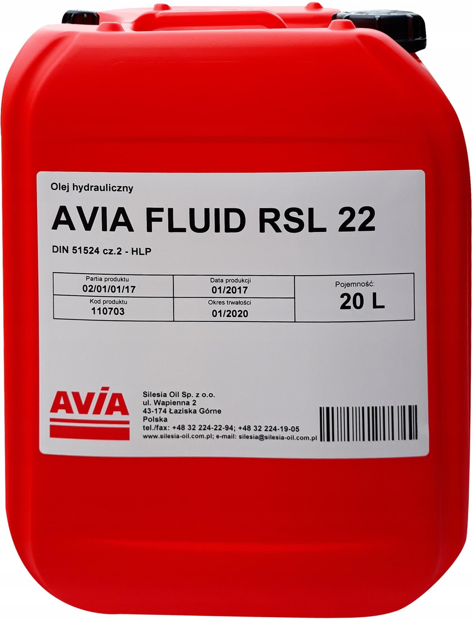 Olej Hydrauliczny Din 51524 Cz.2 Hlp 22 20L - Opinie i ceny na Ceneo.pl