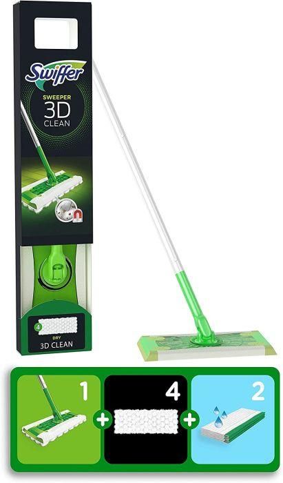 Swiffer Sweeper 3D Clean Mop Płaski +2 ściereczki - Ceny i opinie ...