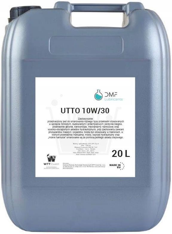 Olej Utto 10W/30 20L - Opinie i ceny na Ceneo.pl