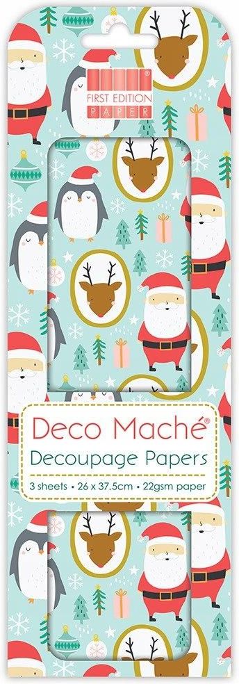 Papier do decoupage Deco Mache Christmas Character - Ceny i opinie ...
