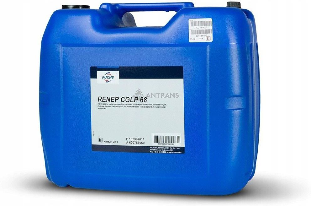 Fuchs Renep Cglp 68 Olej Do Prowadnic 20L - Opinie i ceny na Ceneo.pl