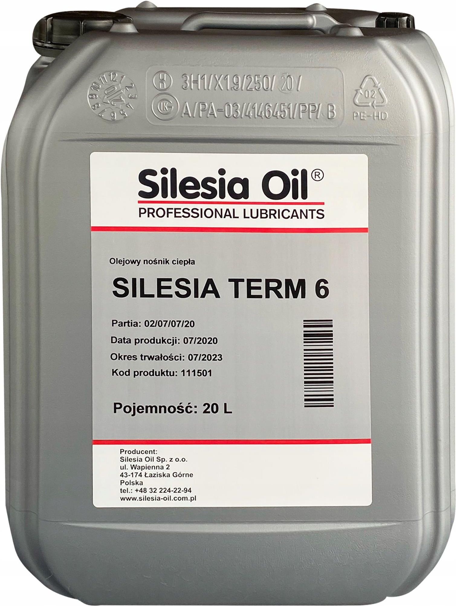 Silesia Oil Olej Do Urządzeń Grzewczych Term 6 20L - Opinie i ceny na ...