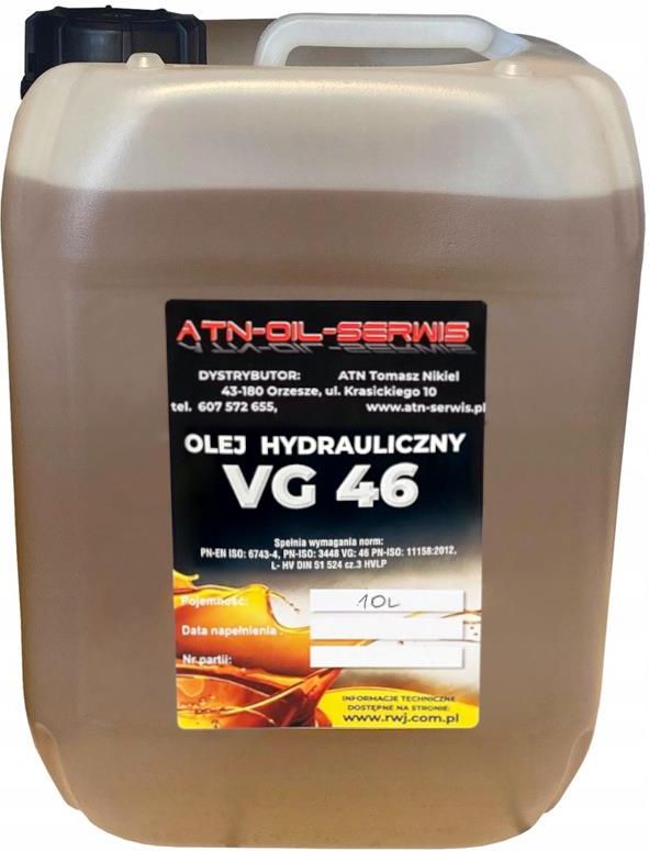 Jasol Olej Hydrauliczny Vg 46 10L - Opinie i ceny na Ceneo.pl