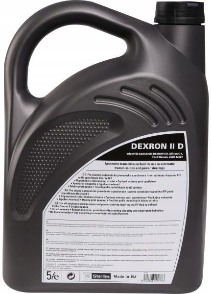 Starline Olej Gear Automatic Dexron Iid 5L - Opinie i ceny na Ceneo.pl