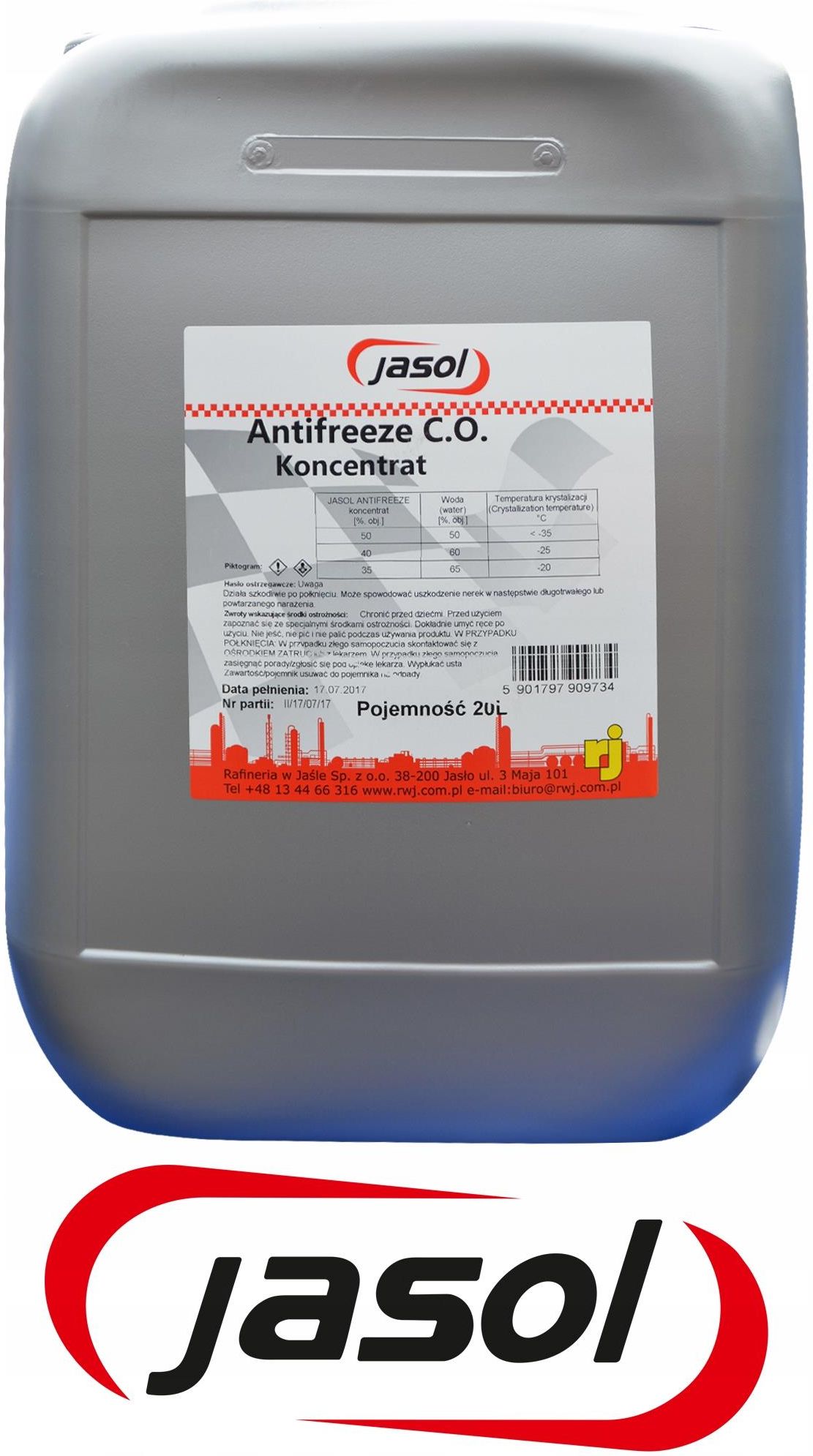 Jasol Koncentrat Płynu Do Centralnego Ogrzewania 60L - Opinie i ceny na ...