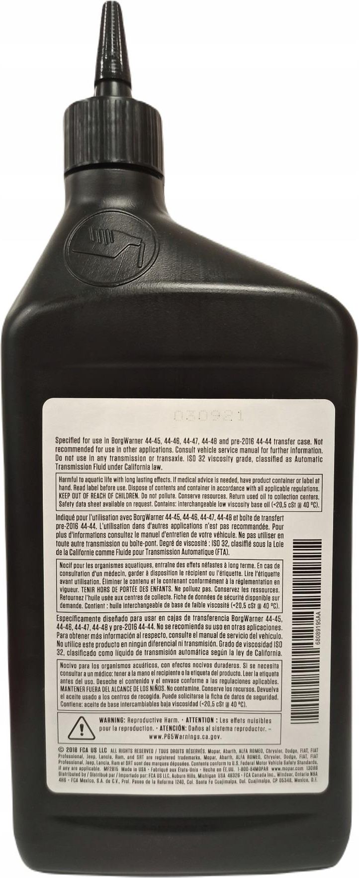 Mopar Ole Reduktora Borgwarner 44-44 68089195Aa - Opinie i ceny na Ceneo.pl
