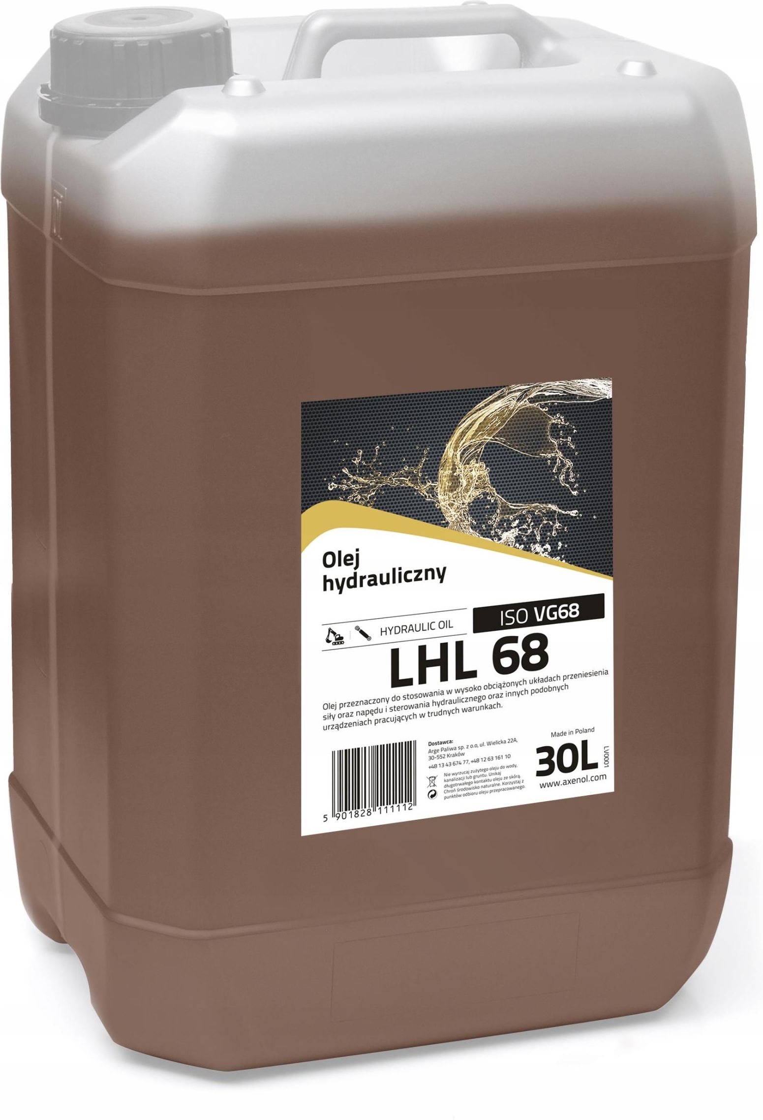 Axenol Hydrauliczny L-Hl 68 30L - Opinie i ceny na Ceneo.pl