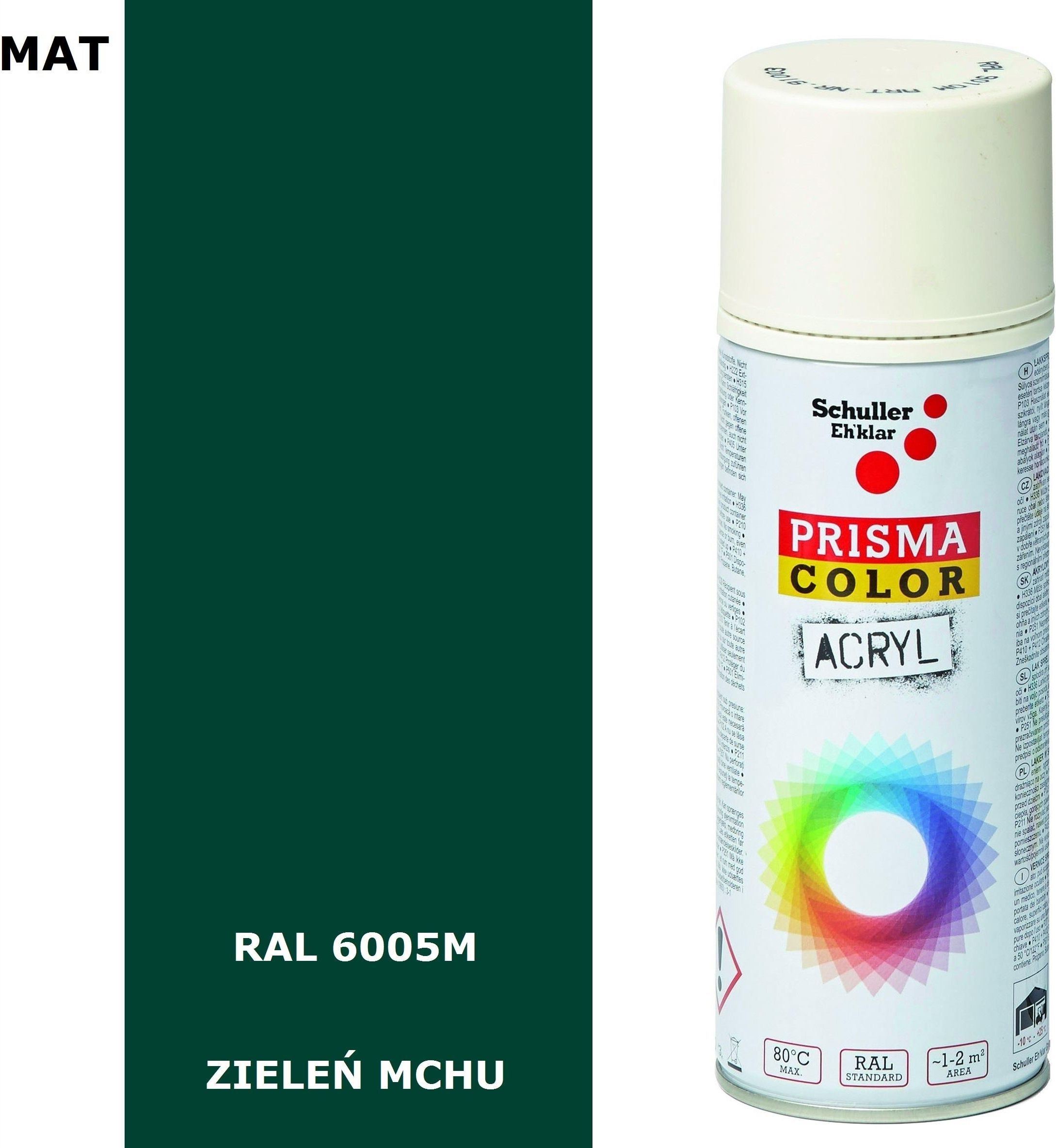Schuller Lakier Akrylowy Prisma 400Ml Ral 6005 Zielony Mat - Opinie i ...