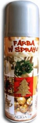 Farba w sprayu Srebrna Spray dekoracyjny Aliga - Ceny i opinie - Ceneo.pl