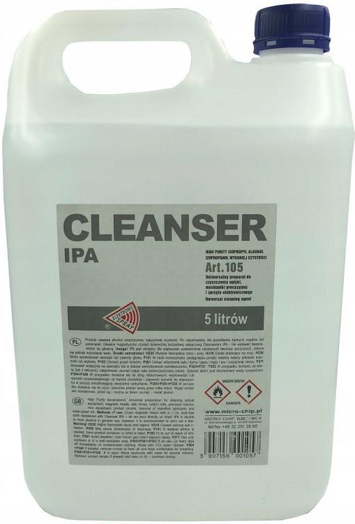 Micro Chip Elektronic Alkohol Izopropylowy Cleanser Ipa 5L - Opinie i ...