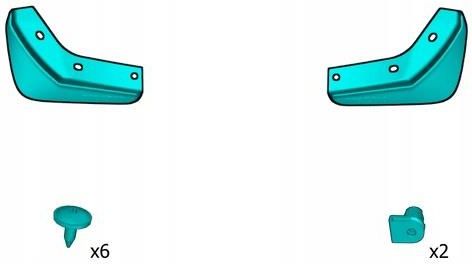 Volvo S60 Iii V60 Ii Przednie Chlapacze Kpl Oe 316 - Opinie i ceny na ...