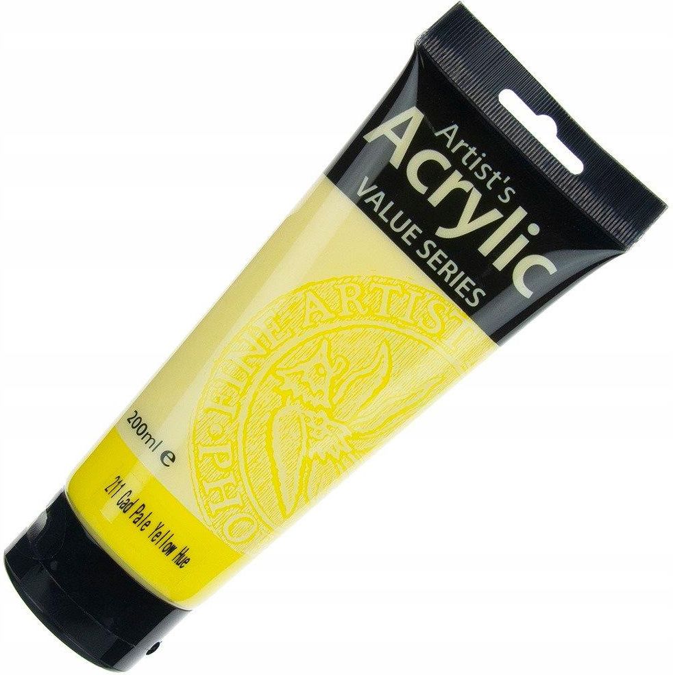 Farba akrylowa Phoenix 200ml Cad Pale Yellow Hue - Ceny i opinie - Ceneo.pl