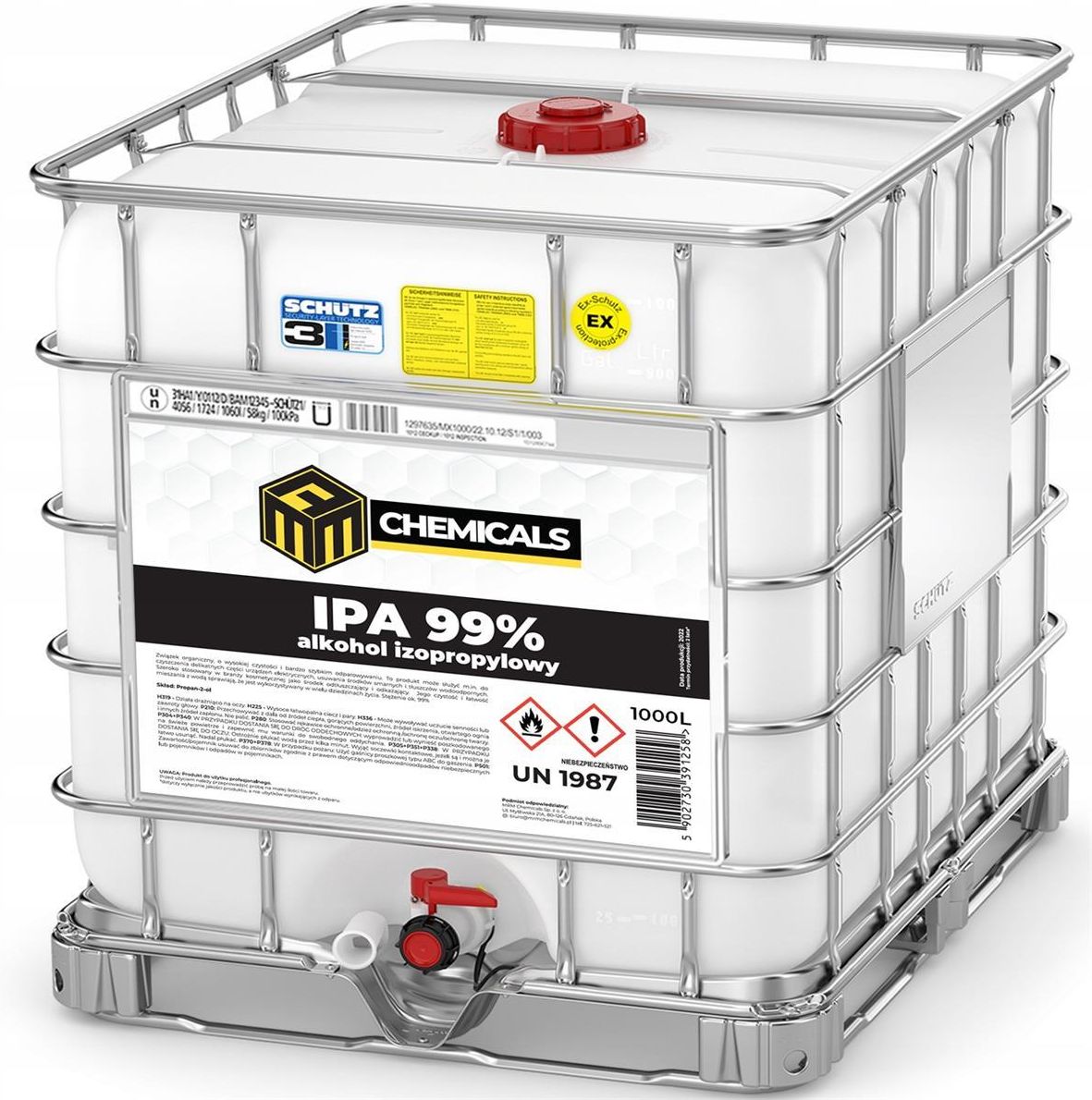 Alkohol Izopropylowy Izopropanol Ipa 99% 5L - Opinie i ceny na Ceneo.pl
