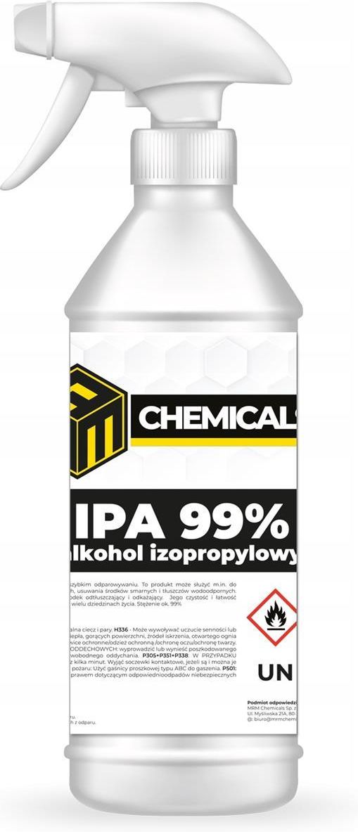 Alkohol Izopropylowy Izopropanol Ipa 99% 5L - Opinie i ceny na Ceneo.pl
