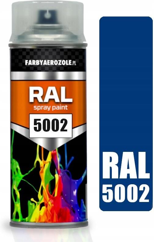 Farbyaerozole Lakier Spray Akrylowy Ral 5002 Granatowy Wydajny - Opinie ...