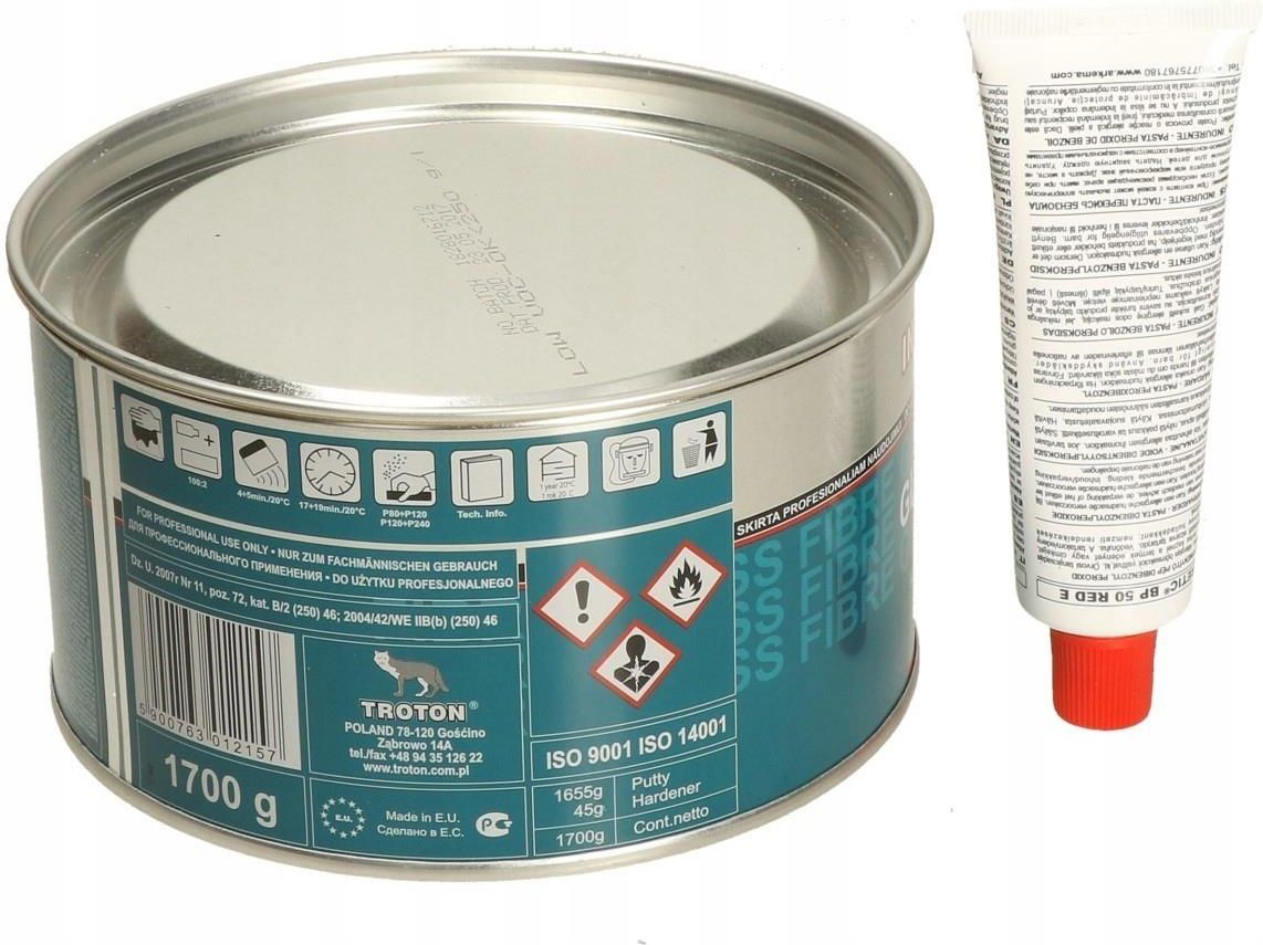 Troton Szpachlówka Z Włóknem Szklanym 1,7Kg - Opinie i ceny na Ceneo.pl