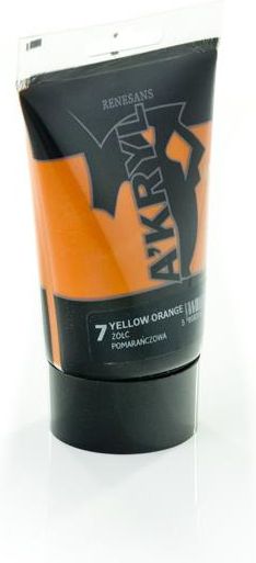 Farba akryl 100ml Renesans farby nr7 Pomarańcz - Ceny i opinie - Ceneo.pl