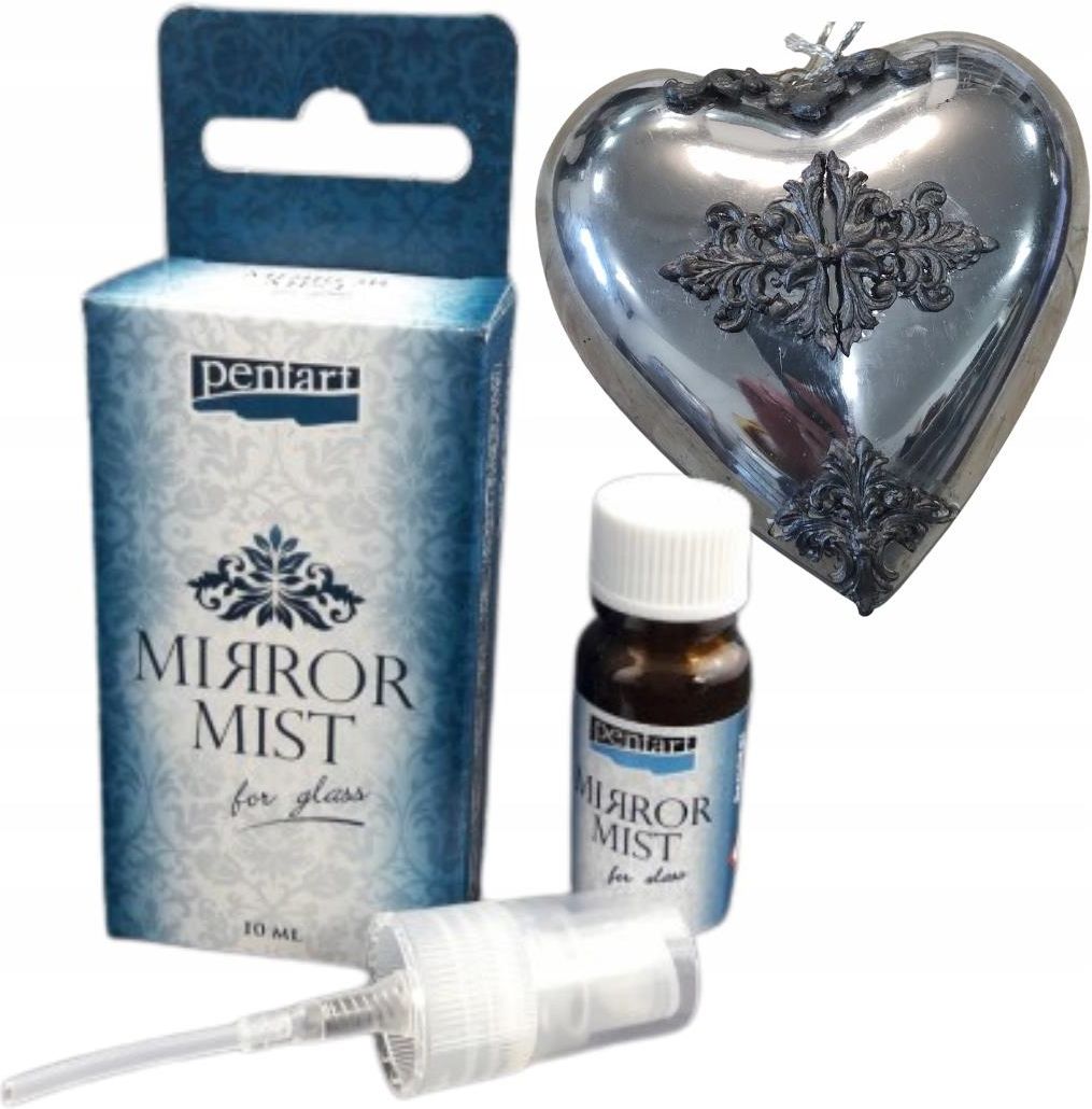 Farba Efekt Lustra w Sprayu Pentart na Szkło - Ceny i opinie - Ceneo.pl