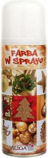Farba W Sprayu Biała Spray dekoracyjny Aliga - Ceny i opinie - Ceneo.pl