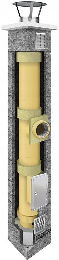 System kominkowy Systemowekominy Kompletny Komin Ceramiczny Systemowy 200 6M Zestaw - Opinie i ...