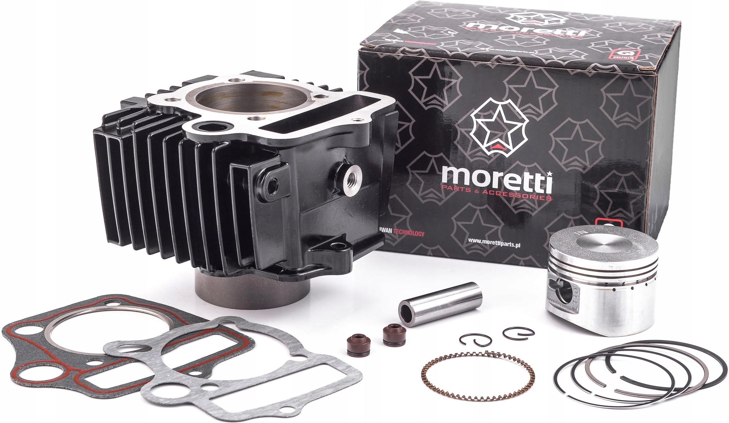 Części motocyklowe MORETTI CYLINDER TŁOK DELUX 4T QUAD ATV 110 125 ...
