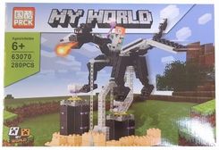 Klocki Minecraft World CZARNY SMOK POSĄG 280 elementów - ceny i opinie ...