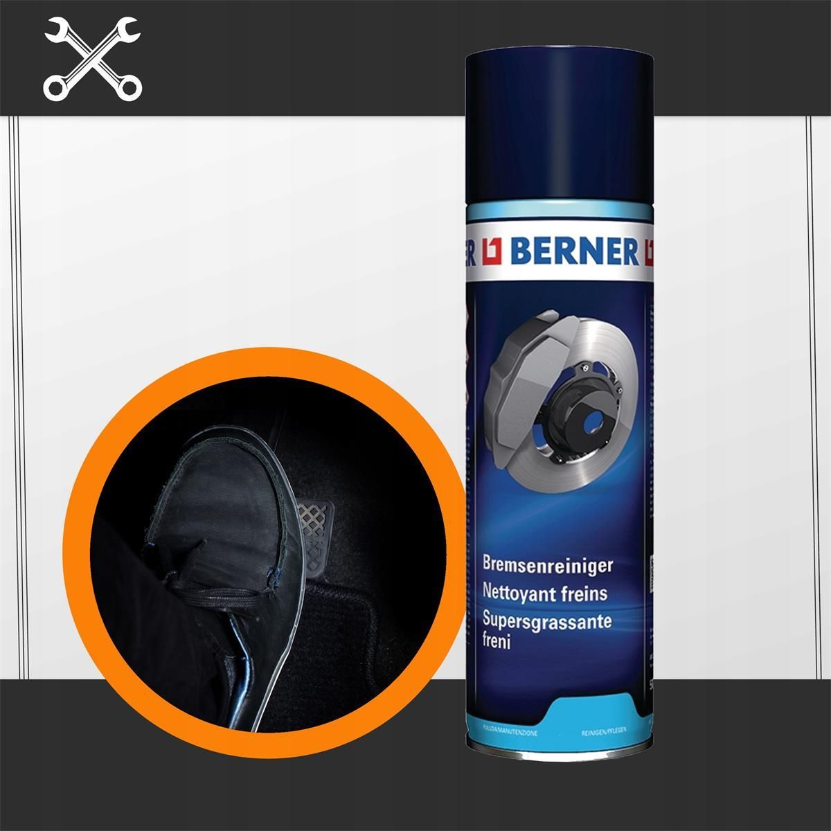 Berner Zmywacz Do Hamulców 500ml - Opinie i ceny na Ceneo.pl