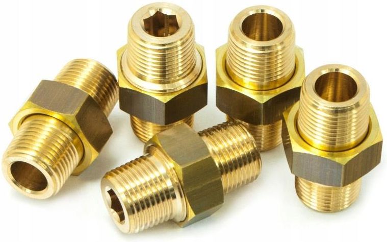 Pneumat System Śrubunek Pneumatyczny Prosty 1/2 Gz Mosiężny 206012 ...