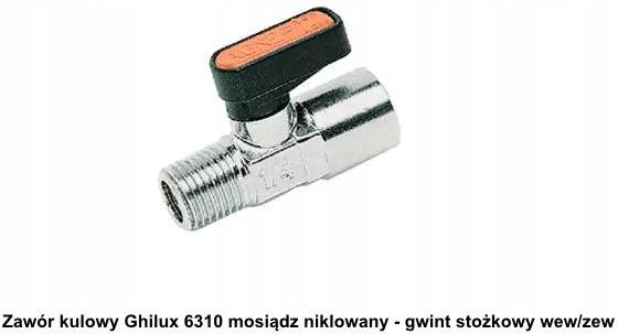 Zawór Kulowy Ghilux 1/2Cala Gw/Zew 63101212 - opinie i ceny na Ceneo.pl