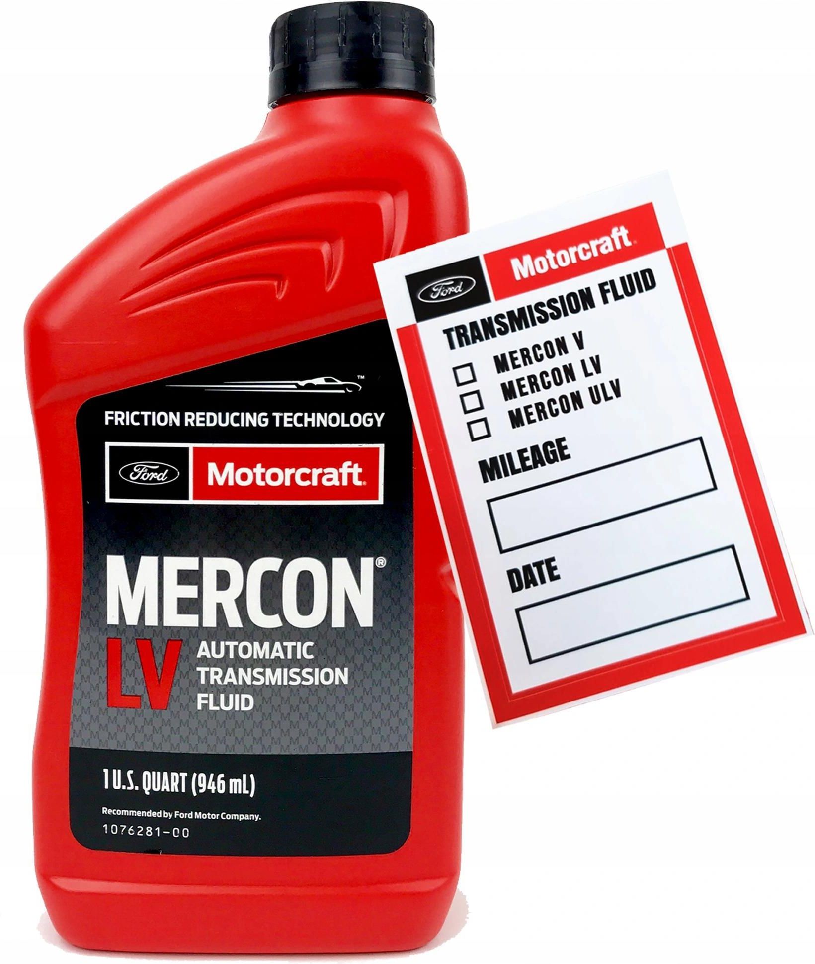 Olej Motorcraft Mercon Lv 1Qt Ford Mercury Lincoln - Opinie i ceny na ...