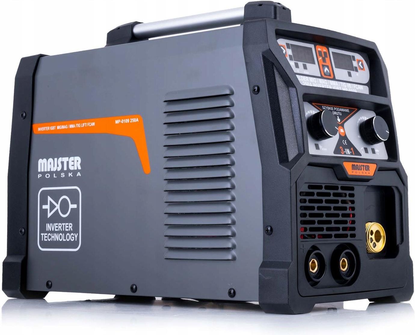 Spawarka Majster Polska Spawarka Inwertorowa Migomat Mma Tig 250A 2T 4T ...