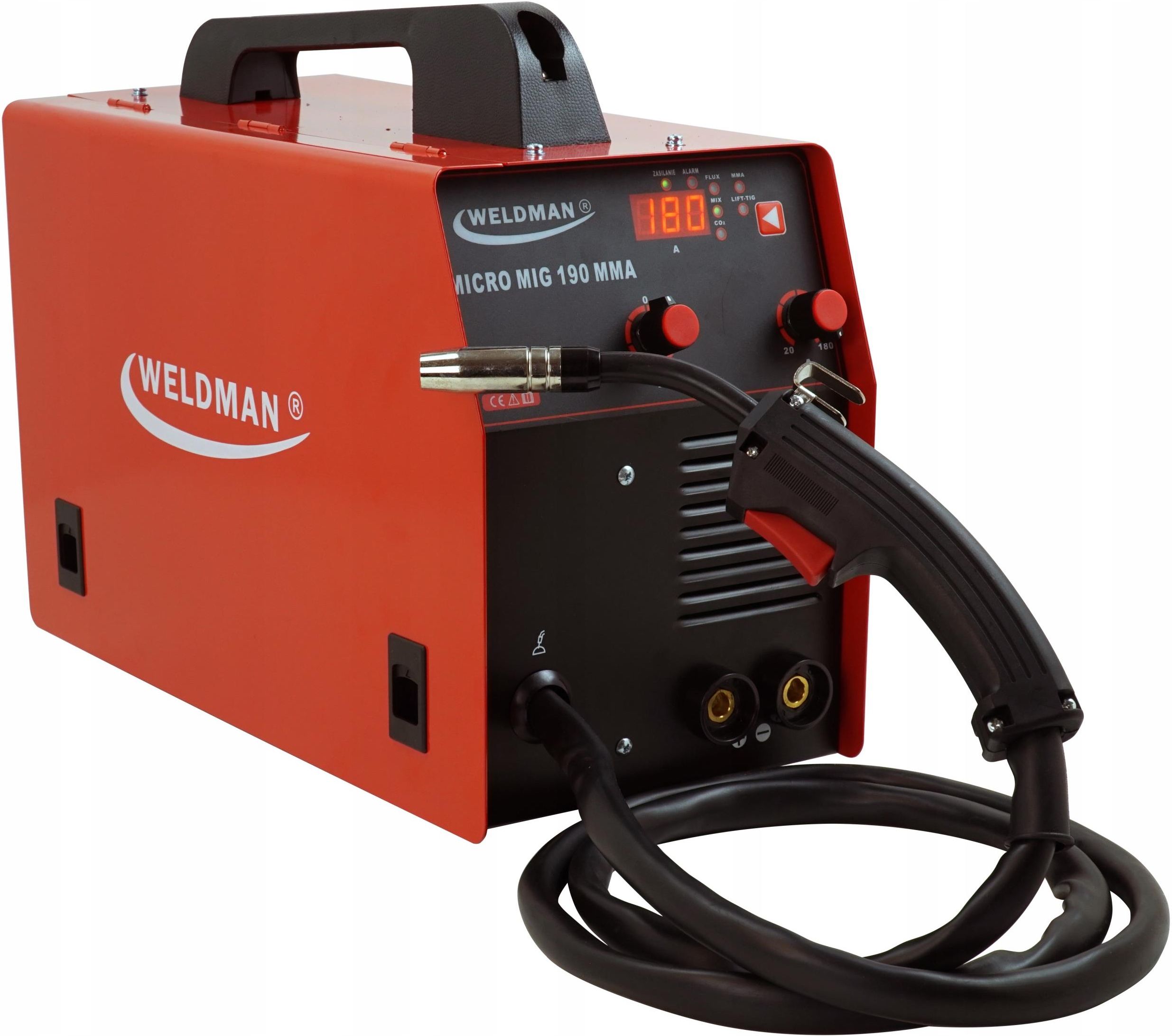 Spawarka Weldman Spawarka Migomat 3W1 Micro Mig 190 Mag Mma Zestaw ...