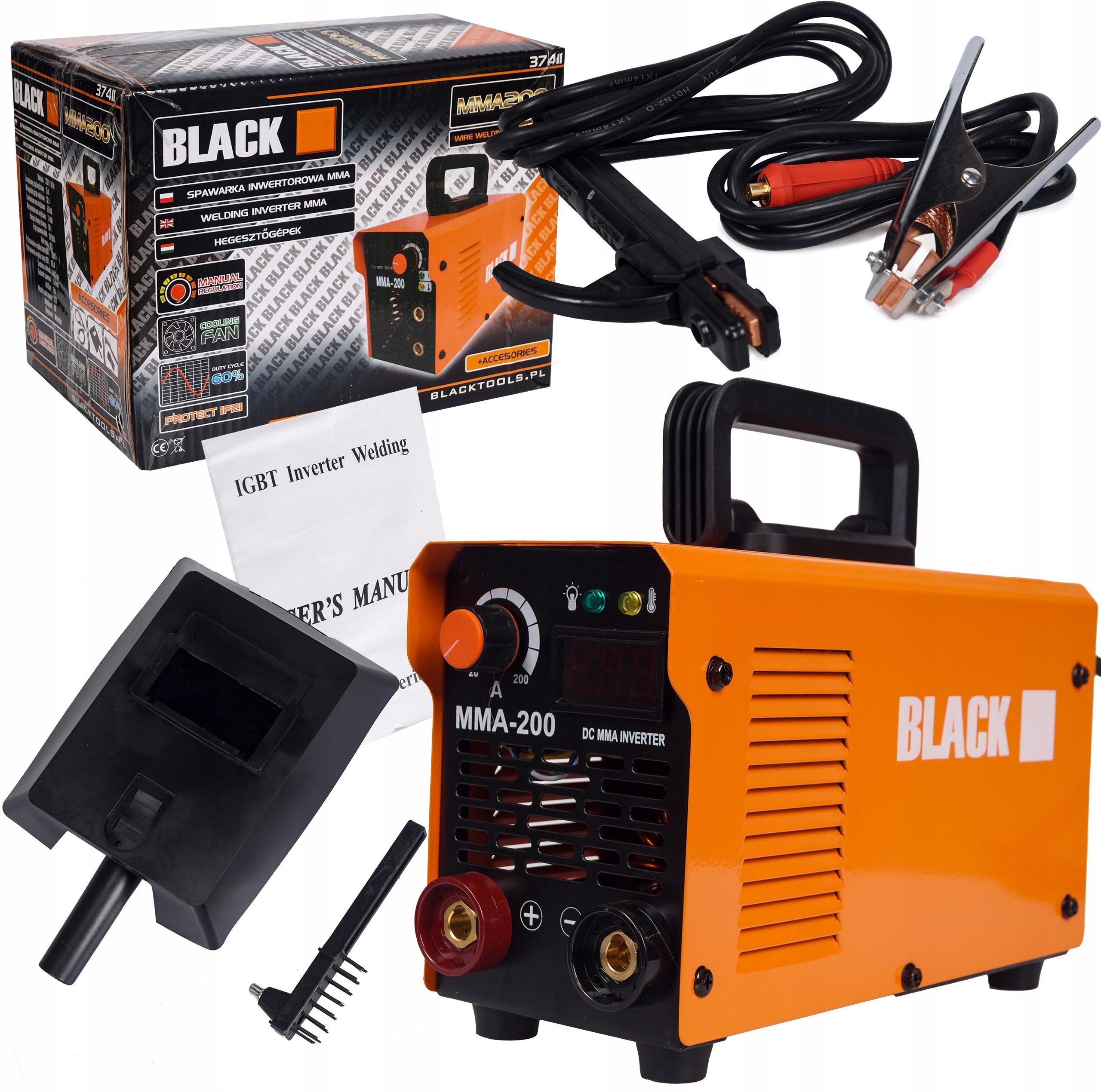 Spawarka Black Spawarka Inwertorowa Mma 200 - Opinie i ceny na Ceneo.pl