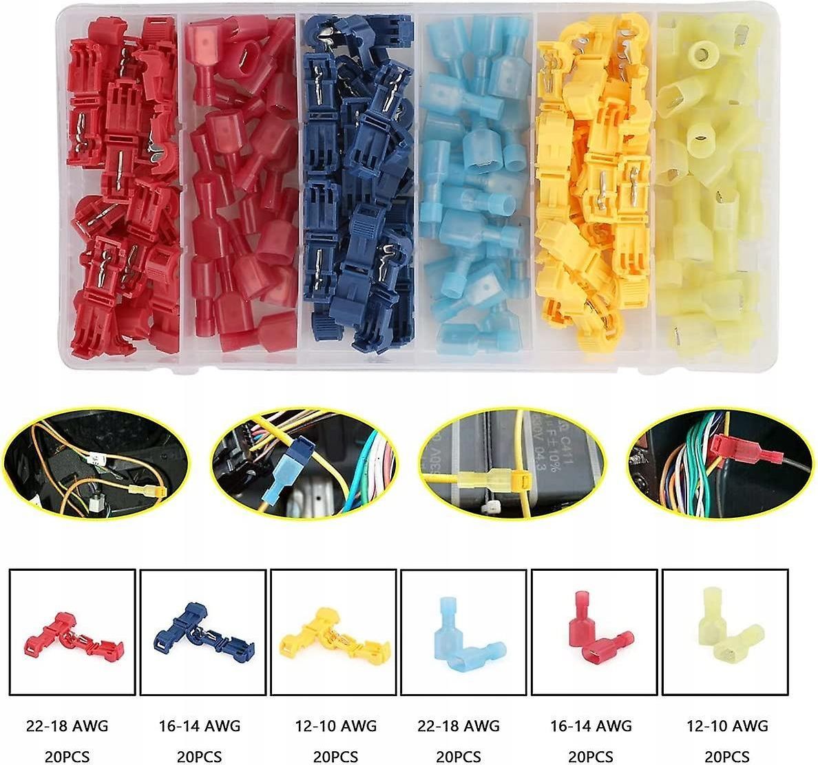 120 Pack Quick Release Electrical Self Insulating - opinie i ceny na ...