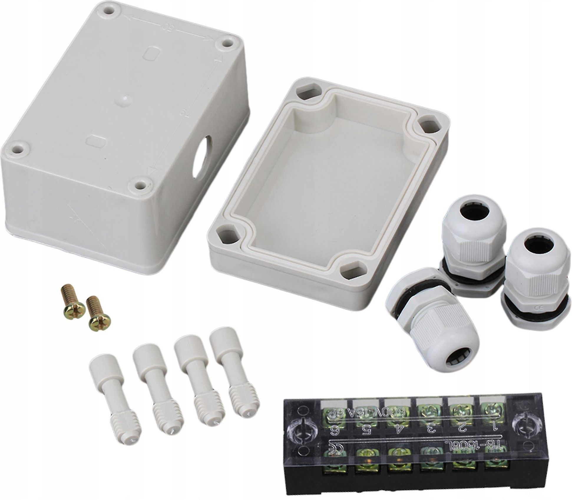 Square Electric Project Junction Box Gray White - opinie i ceny na Ceneo.pl