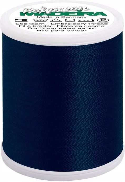 Nić Madeira Polyneon 40 1000m 1643 midnight blue - Ceny i opinie - Ceneo.pl