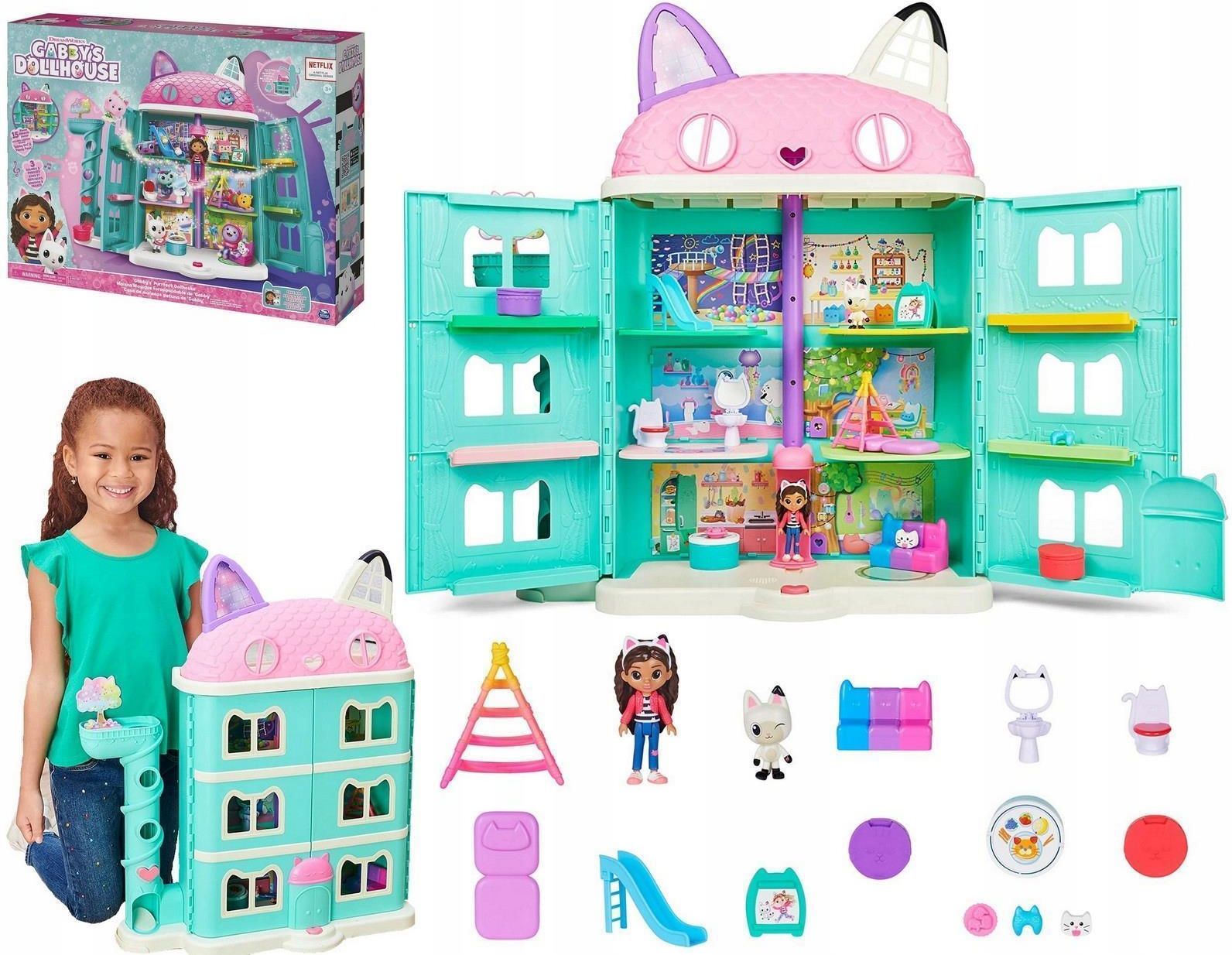Spin Master Piętrowy Domek Gabby'S Dollhouse Gabi Koci - Ceny i opinie - Ceneo.pl