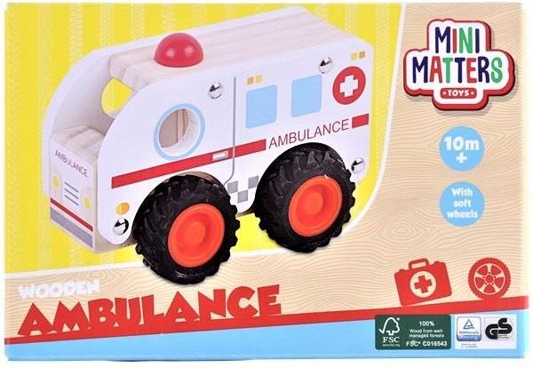 Mini Matters Pojazd Samochód Drewniany Karetka - Ceny i opinie - Ceneo.pl